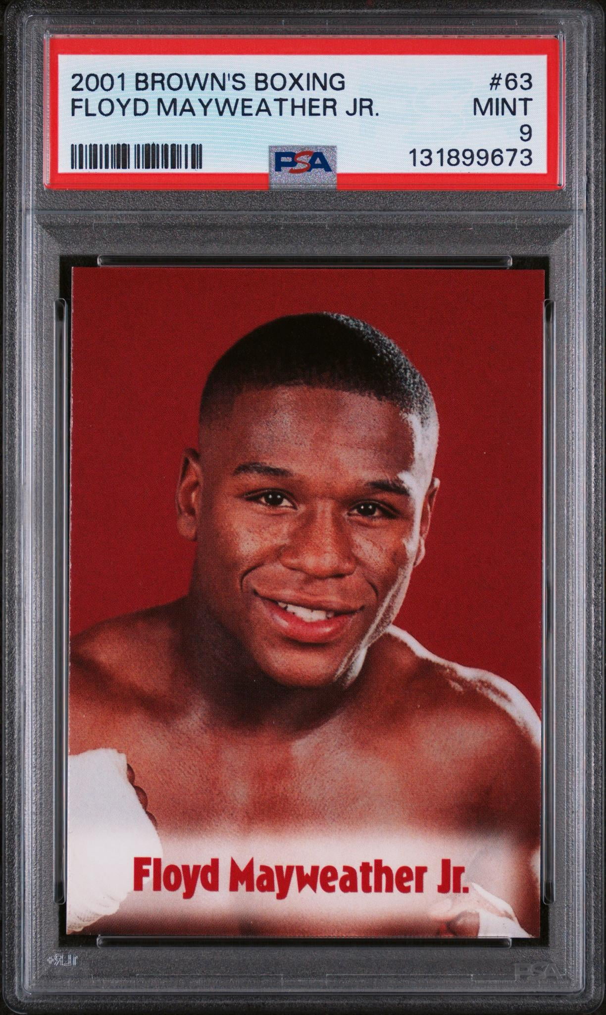 2001 Brown's Boxing Floyd Mayweather #63 PSA 9 - Walmart.com