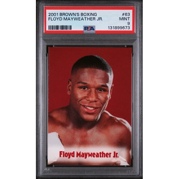 2001 Brown's Boxing Floyd Mayweather #63 PSA 9 - Walmart.com