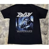 2001 Edguy Mandrake World Tour Short Sleeve Black All Size Shirt ...
