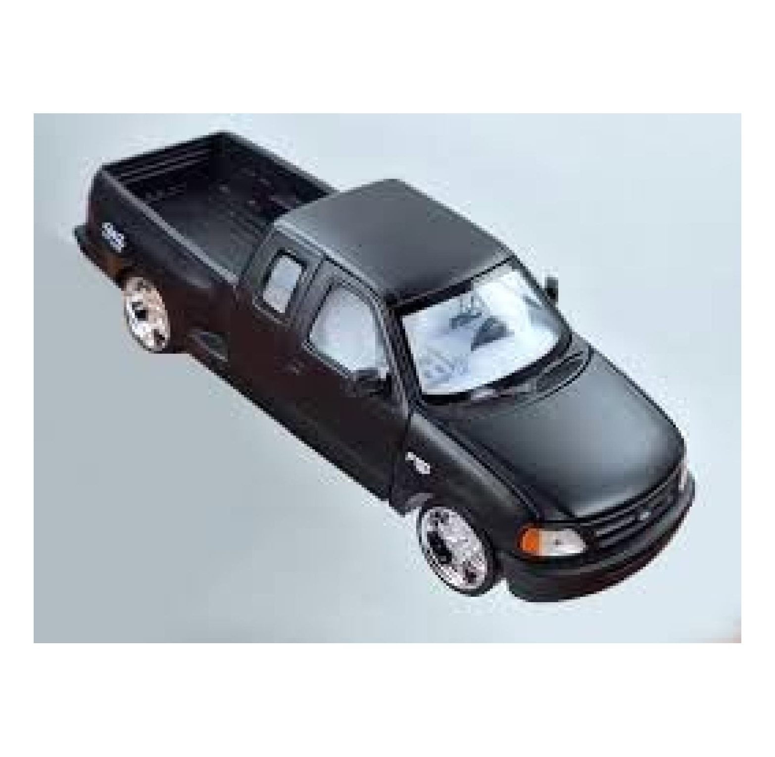2001 F150 XLT Flareside Supercab Pickup Truck Matt Black with White ...