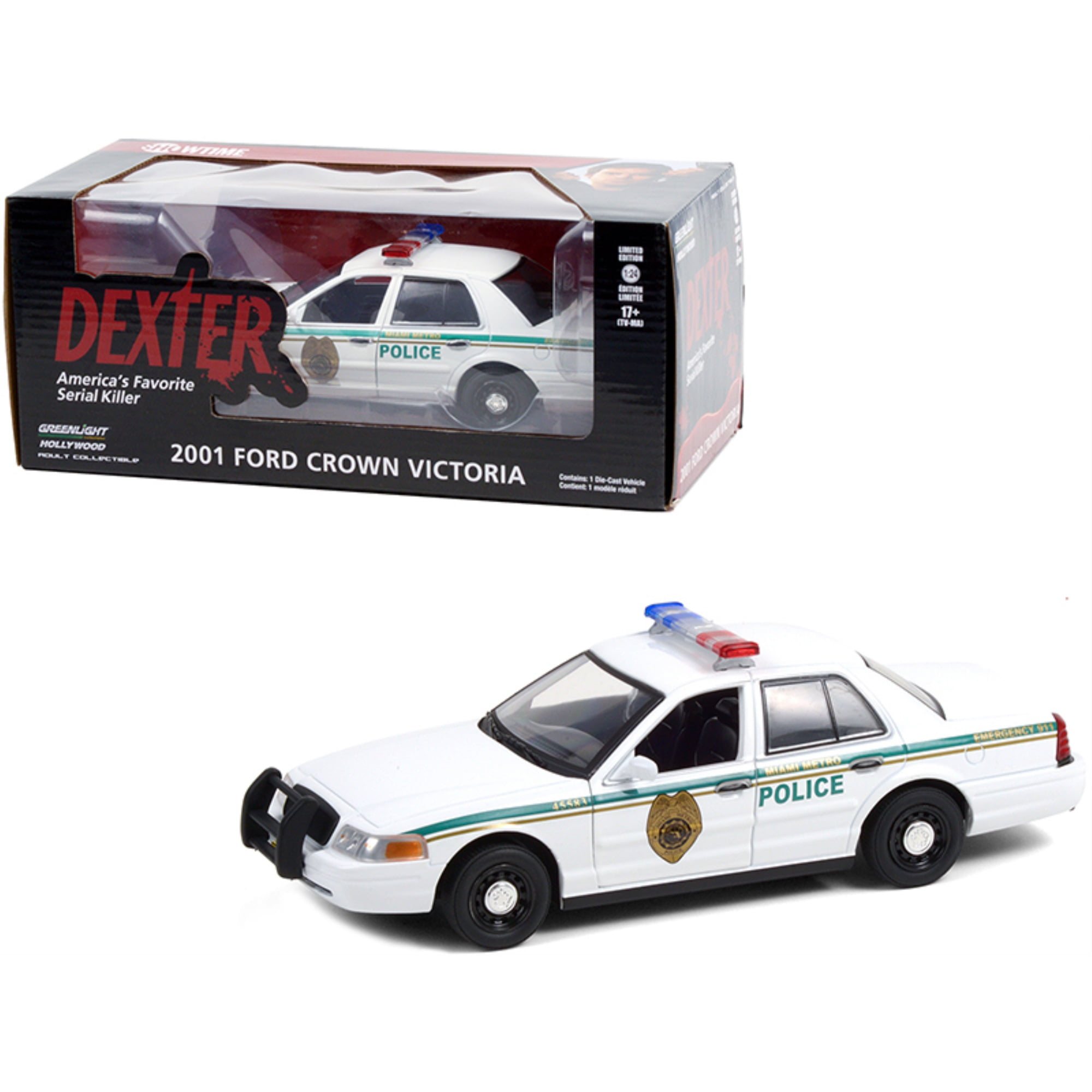 2001 Ford Crown Victoria Police Interceptor White Miami Metro Police ...