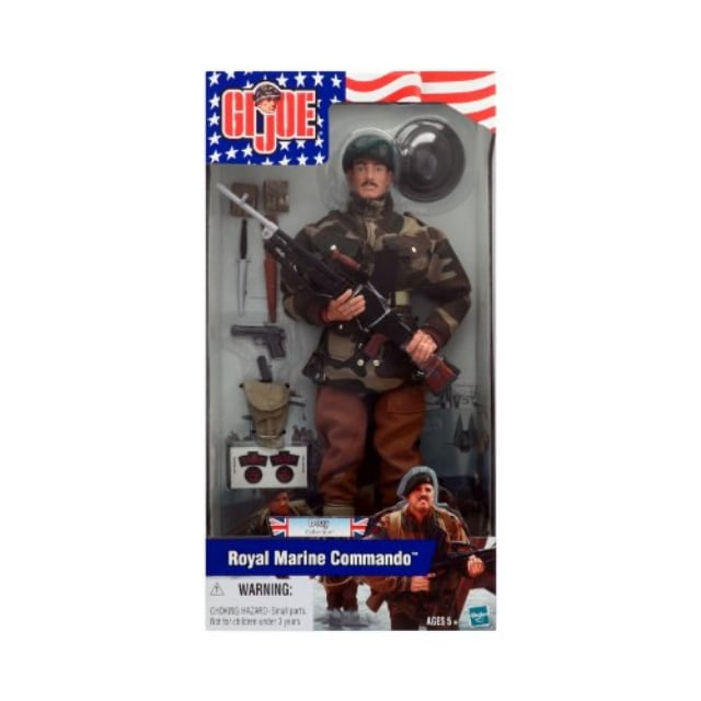 2001 G.I. Joe Royal Marine Commando 12" Action Figure D-Day Collection ...