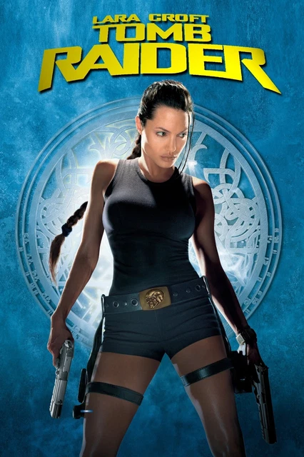 2001 Lara Croft Tomb Raider Movie Poster Angelina Jolie Daniel Craig ...