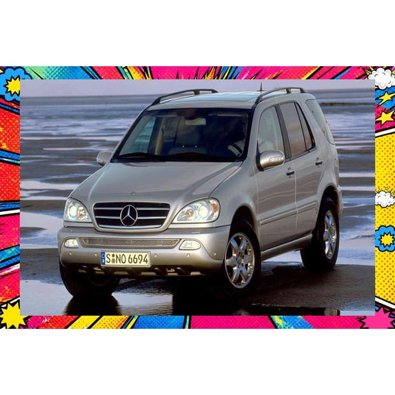 2001 Mercedes-Benz M Class - Pop Art Edition | 24x36 Inch Glossy ...