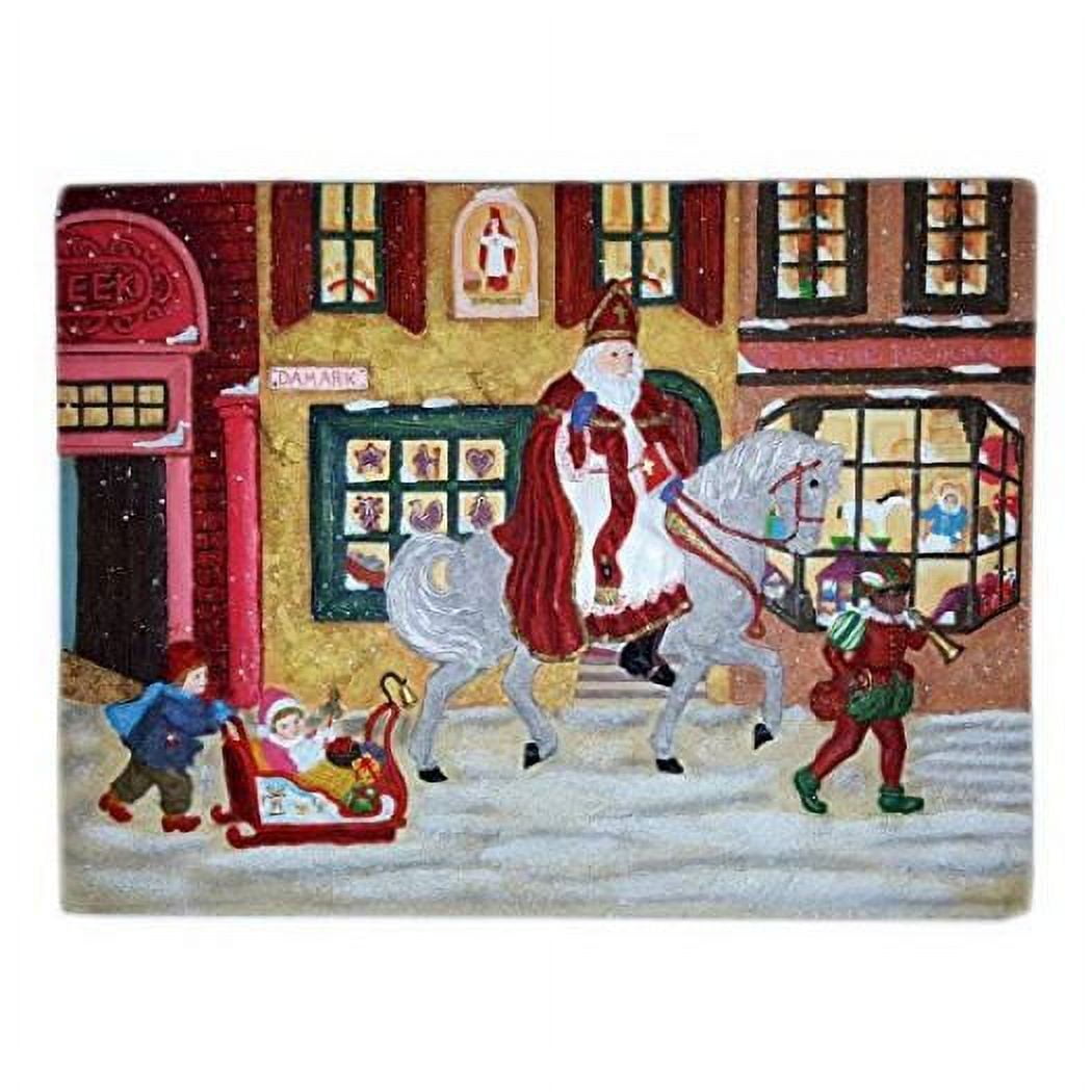 2001 Pipkas Decorative Art The Sinter Klaas From Holland Plaque Design ...