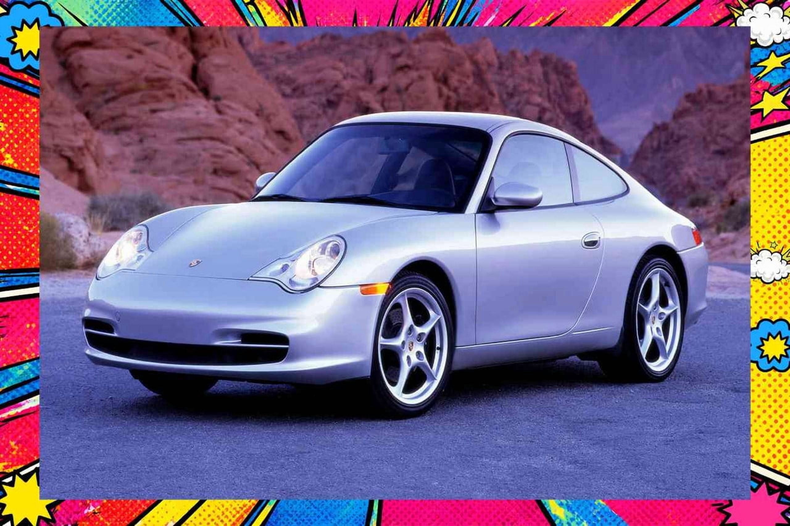 2001 Porsche 911 Carrera - Pop Art Edition | 24x36 Inch Glossy ...