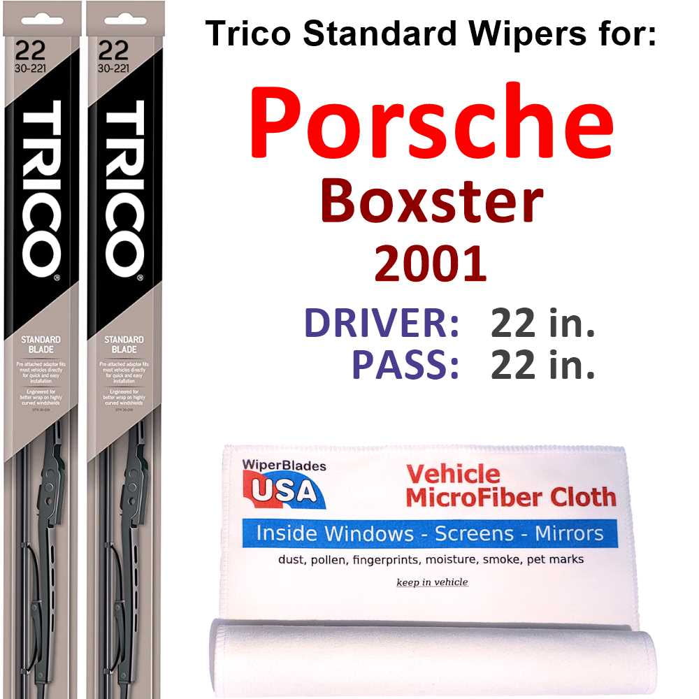 2001 Porsche Boxster Wiper Blades (Set of 2) - Walmart.com