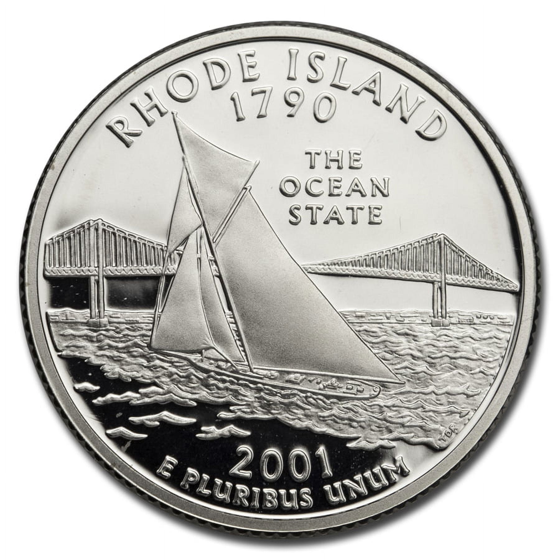 2001-S Rhode Island State Quarter Gem Proof (Silver) - Walmart.com
