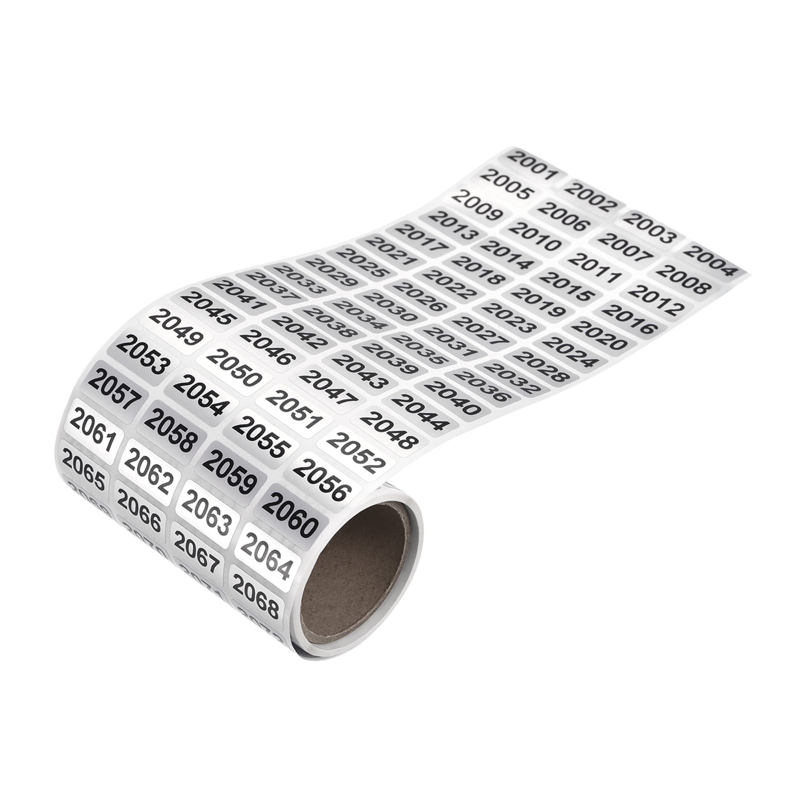 2001 to 3000 Consecutive Number Stickers Inventory Label Black Numbers ...