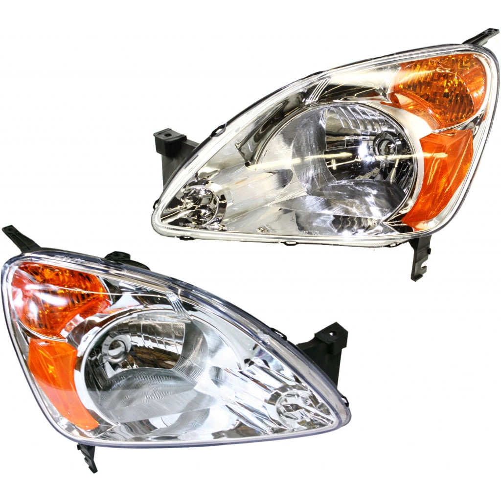 For 2002-2004 Honda CR-V Headlight Driver and Passenger SideDOT ...