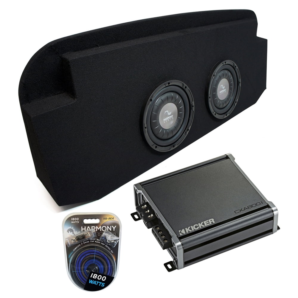 2002-2013 Chevy Avalanche Harmony F124 Dual 12" Sub Box Enclosure ...