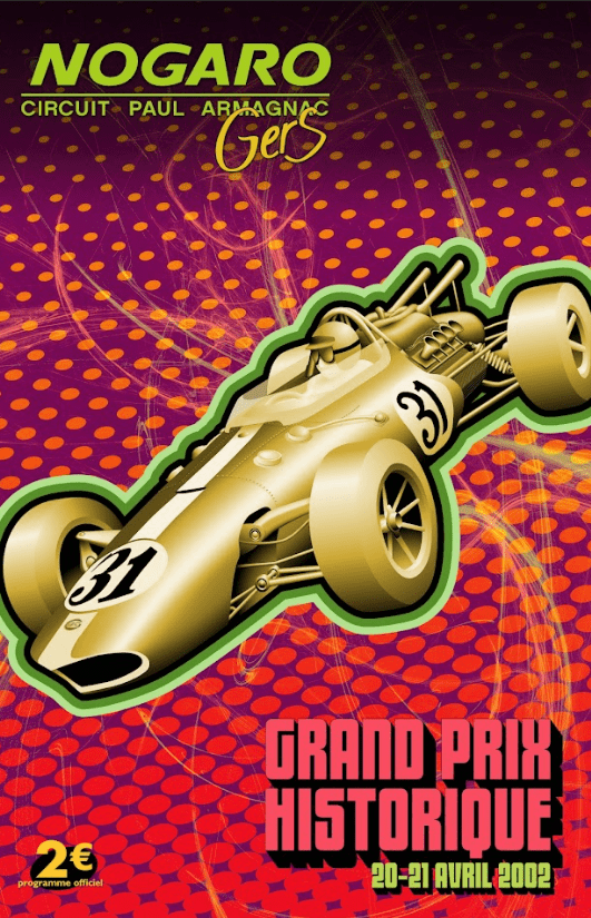 2002 Car Racing Poster - Historic Motorsport Event, Iconic Racing ...