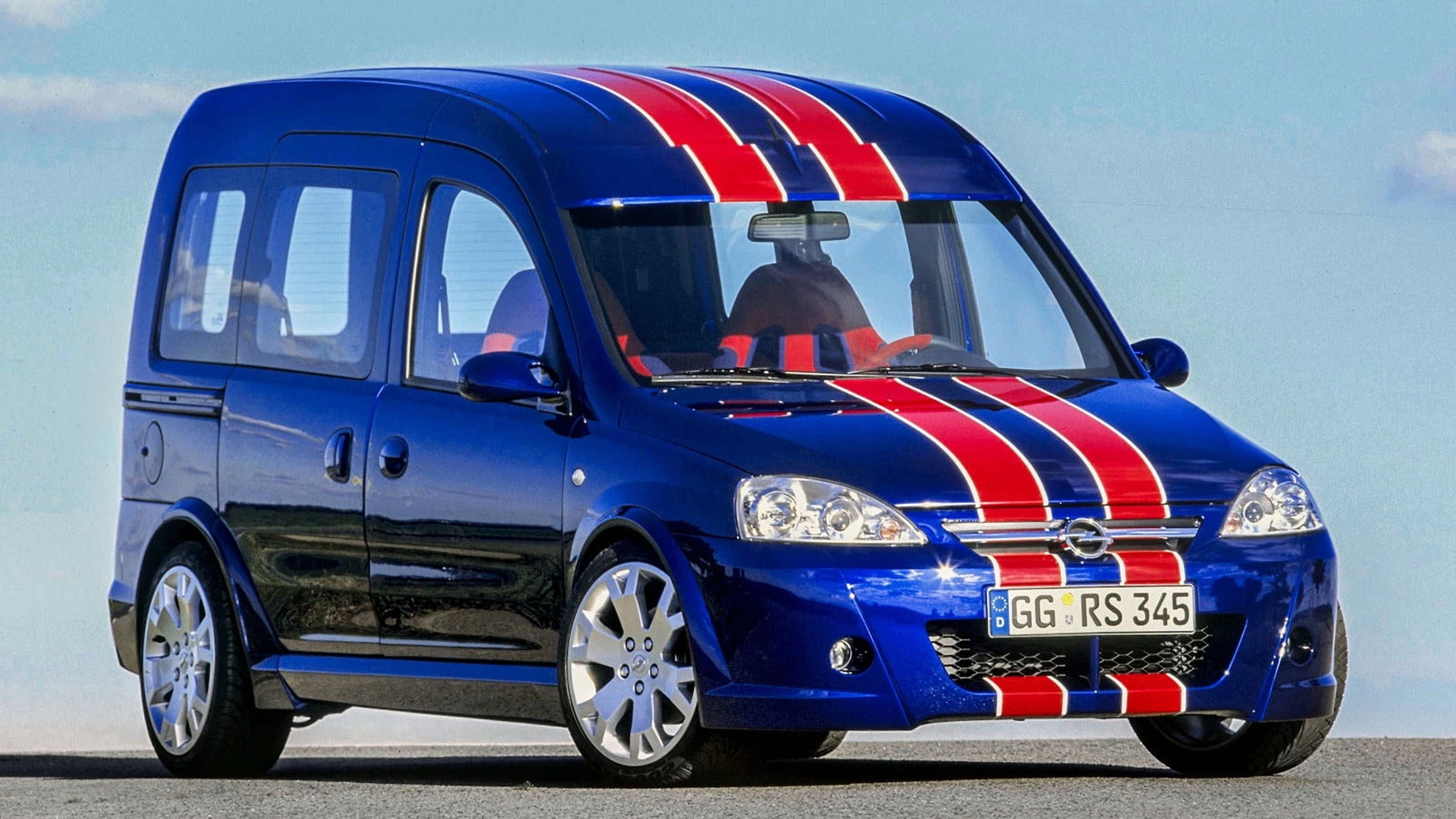 2002 Opel Combo Eau Rouge Concept - 24x36 Inch Glossy Laminated Poster ...