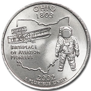 2002-P Ohio State Quarter BU - Walmart.com