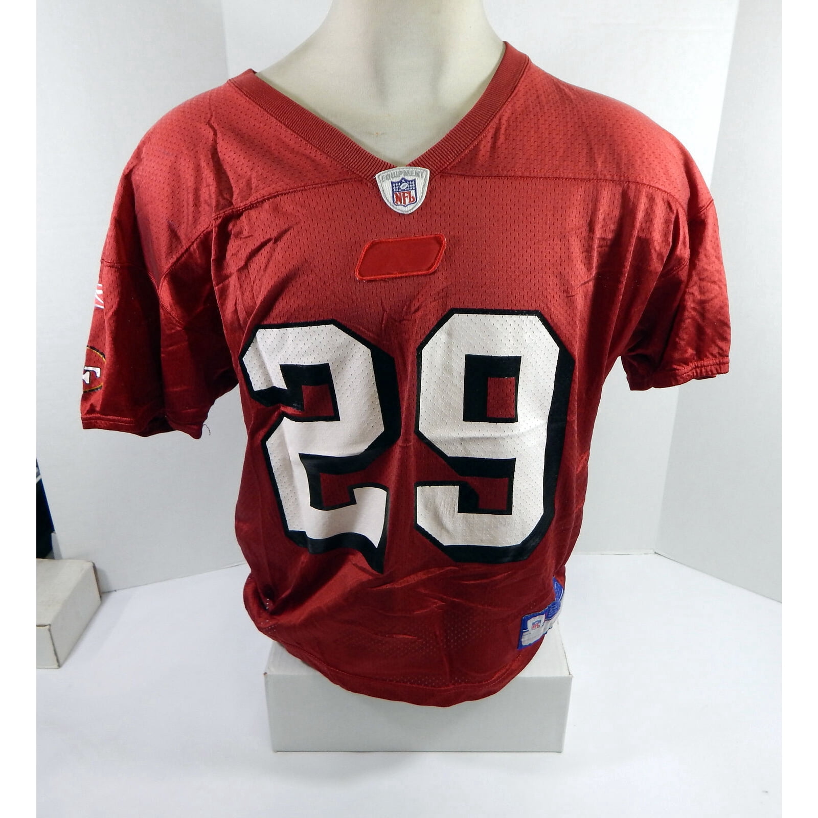 2002 San Francisco 49ers Ahmed Plummer #29 Game Used Red Practice ...