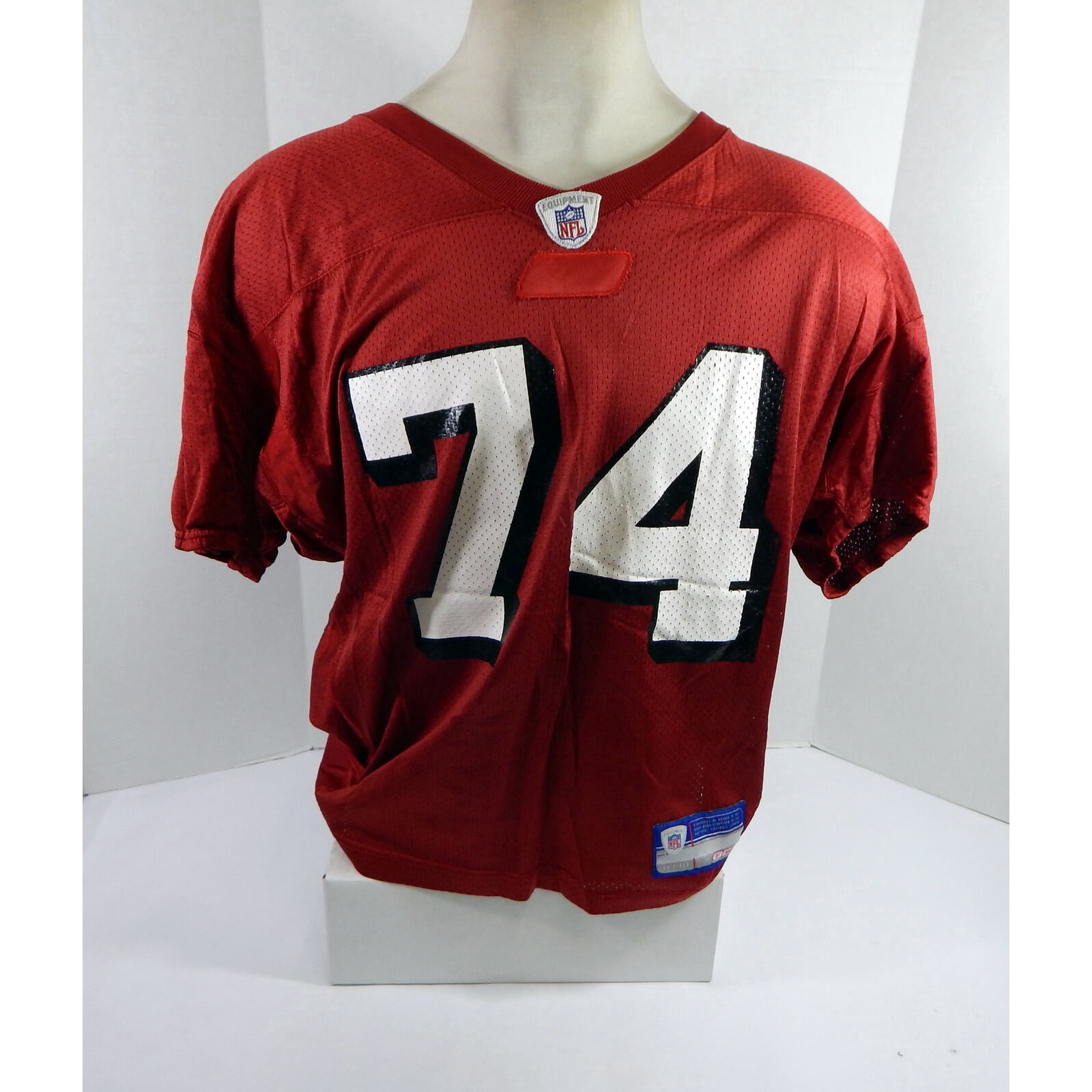 2002 San Francisco 49ers Dave Fiore #74 Game Used Red Practice Jersey ...