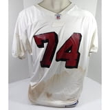 2002 San Francisco 49ers Dave Fiore #74 Game Used White Practice Jersey ...