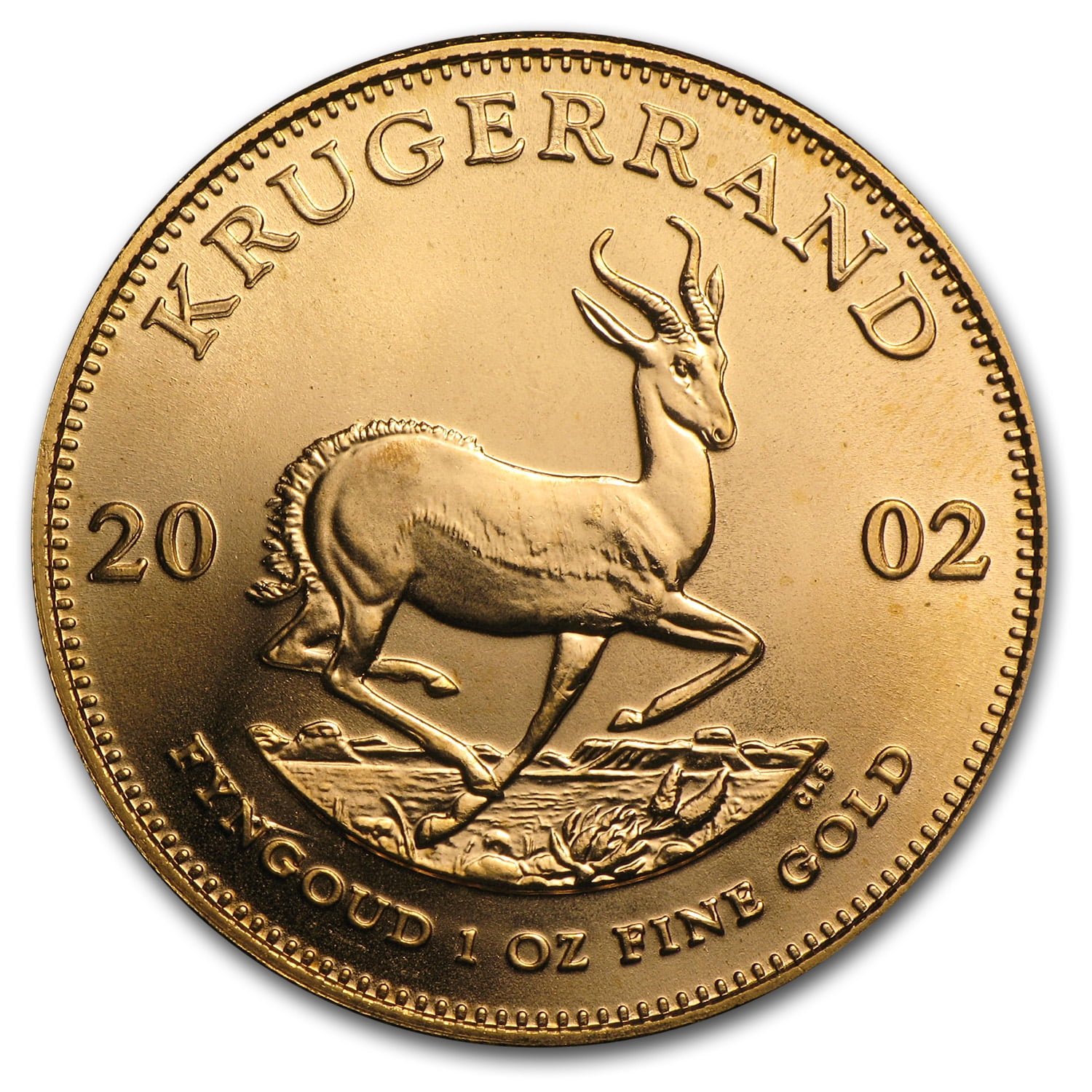 2002 South Africa 1 oz Gold Krugerrand BU - Walmart.com