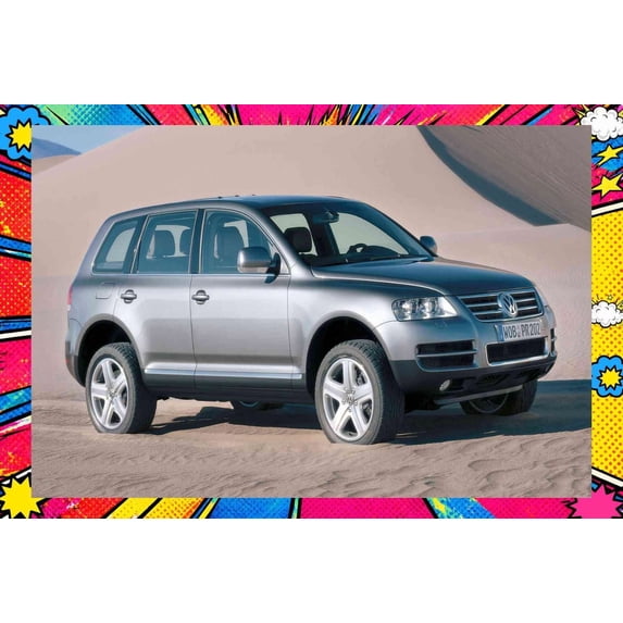 2002 Volkswagen Touareg Style A - Pop Art Edition | 24x36 Inch Glossy ...