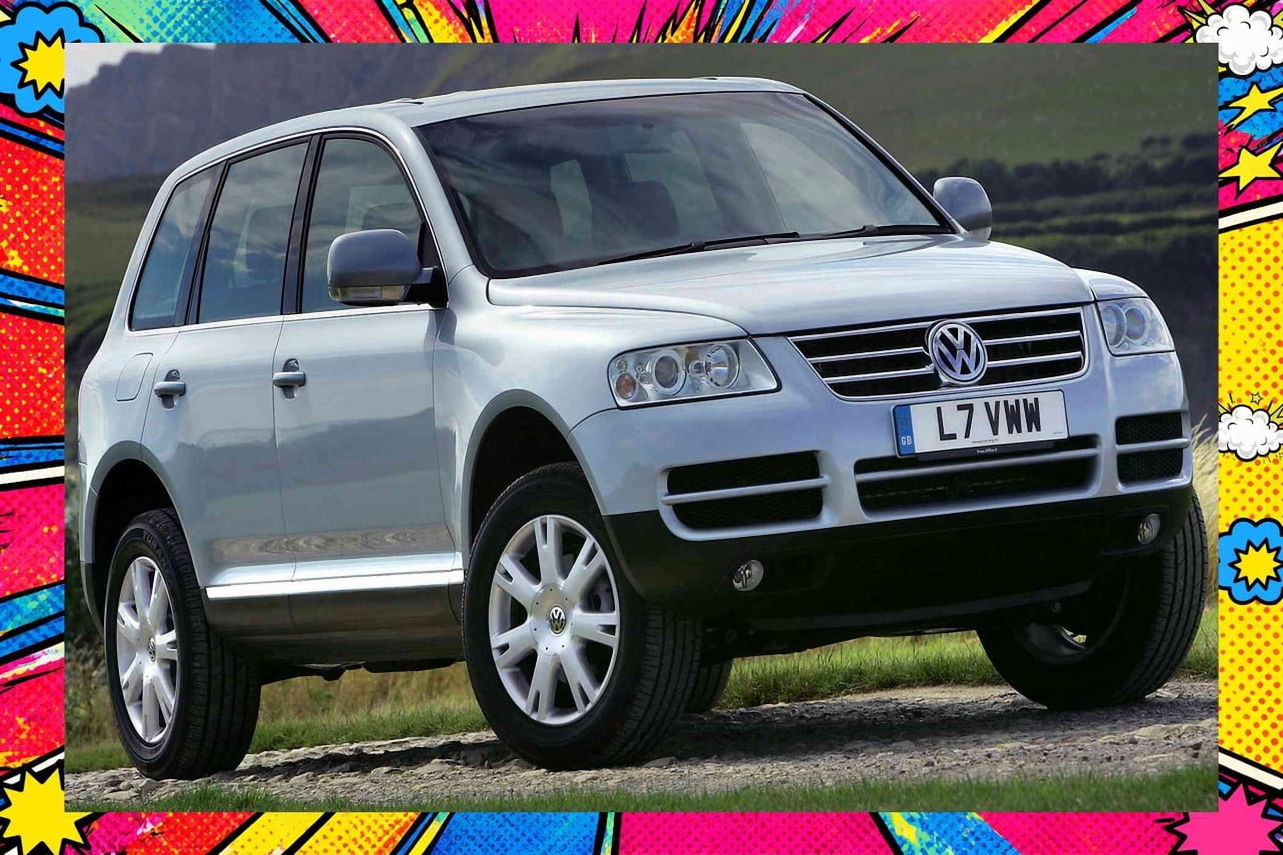 2002 Volkswagen Touareg UK - Pop Art Edition | 12x18 Inch Laminated ...