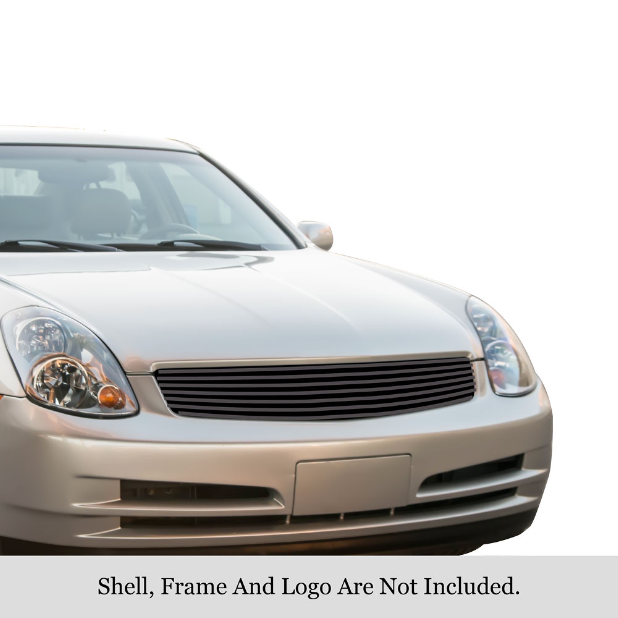 2003-2004 Infiniti G35 Sedan Stainless Steel Black Powder Coated Finish ...