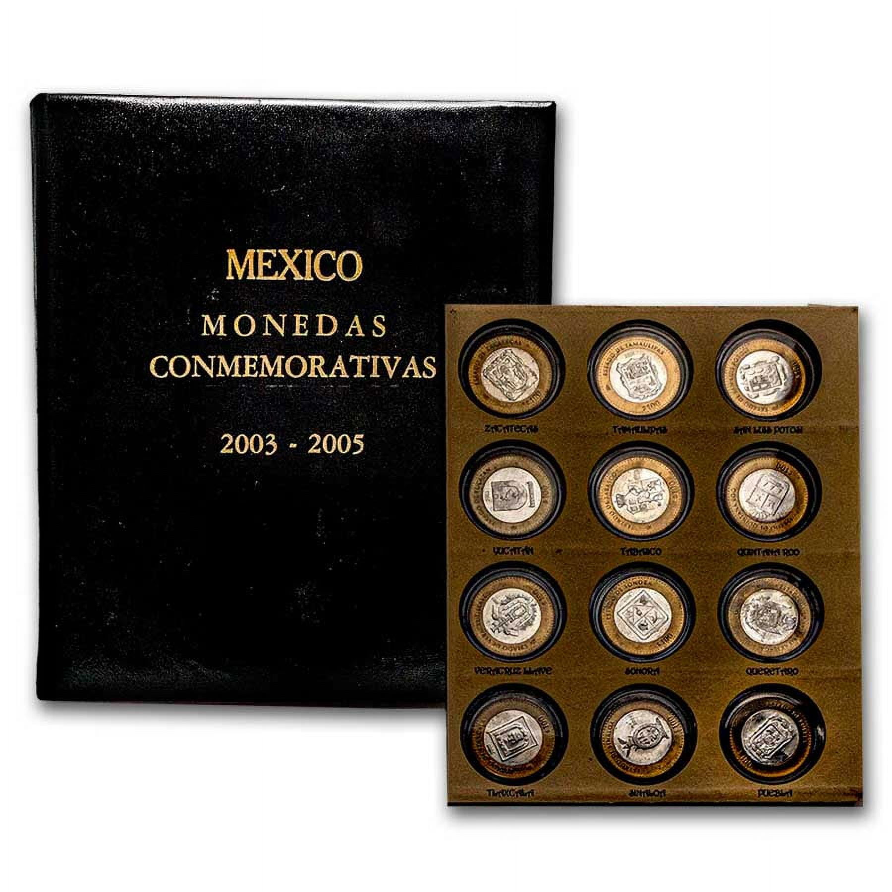 2003-2005 Mexico Bimetallic 100 Pesos 32-Coin Set (1st Edition ...