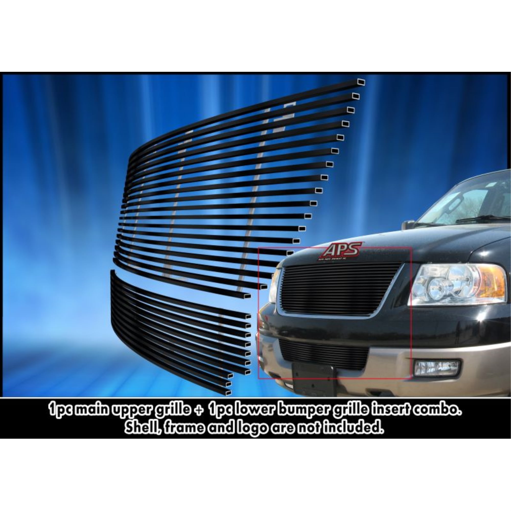 2003-2006 Ford Expedition Stainless Steel Black Powder Coated Finish ...