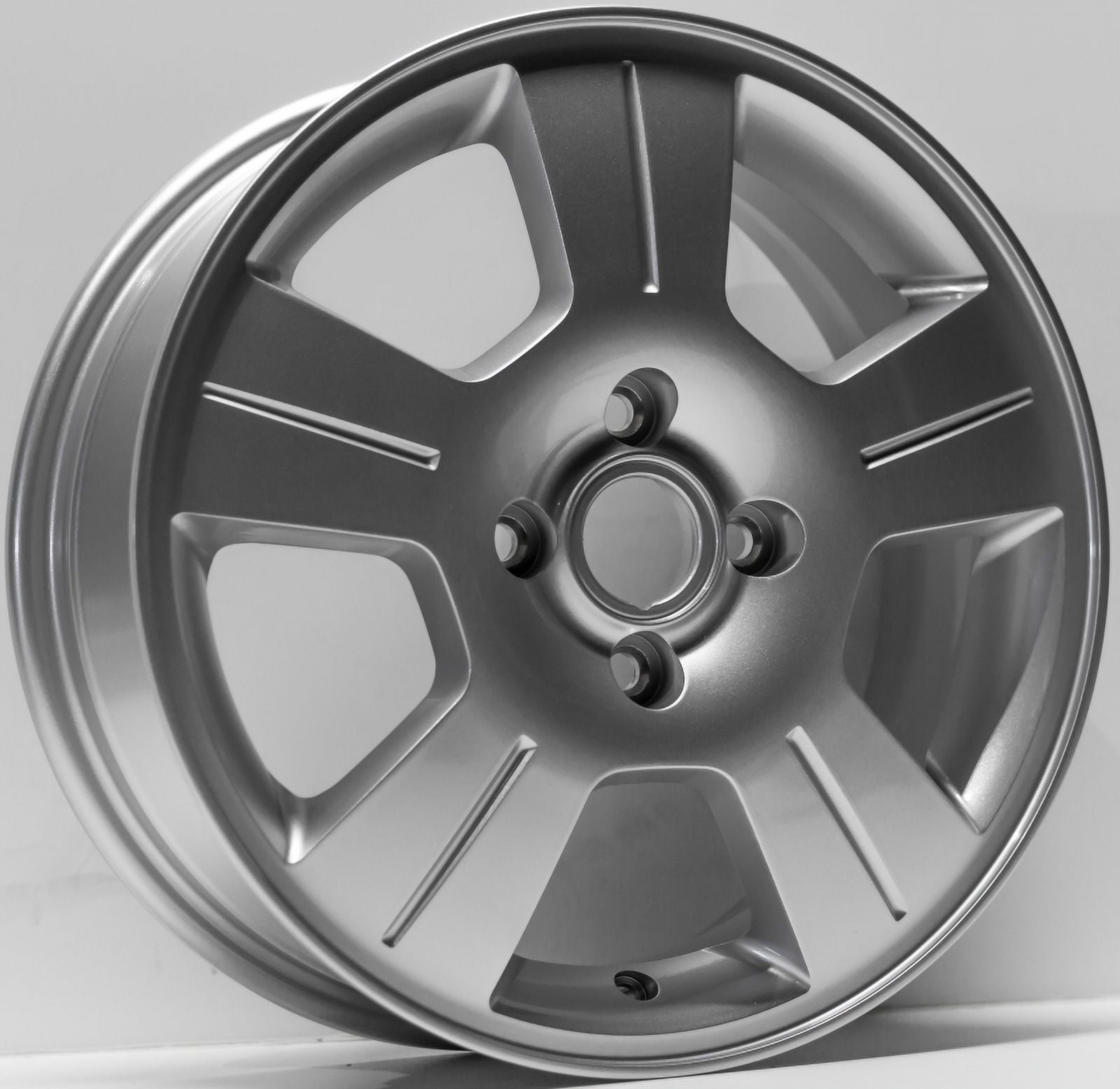 2003-2007 Ford Focus Replacement Wheel 16"x6" 5 Spoke, Silver Painted ...
