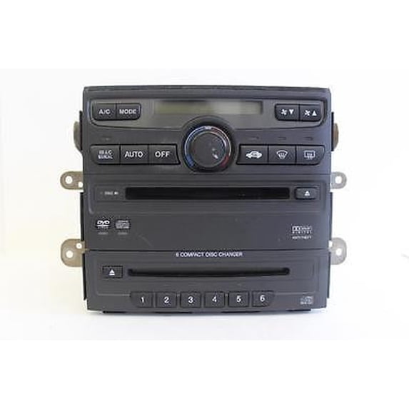 2003-2008 Honda Pilot Radio Stereo Am/ Fm 6 Disc Changer Cd Player ...