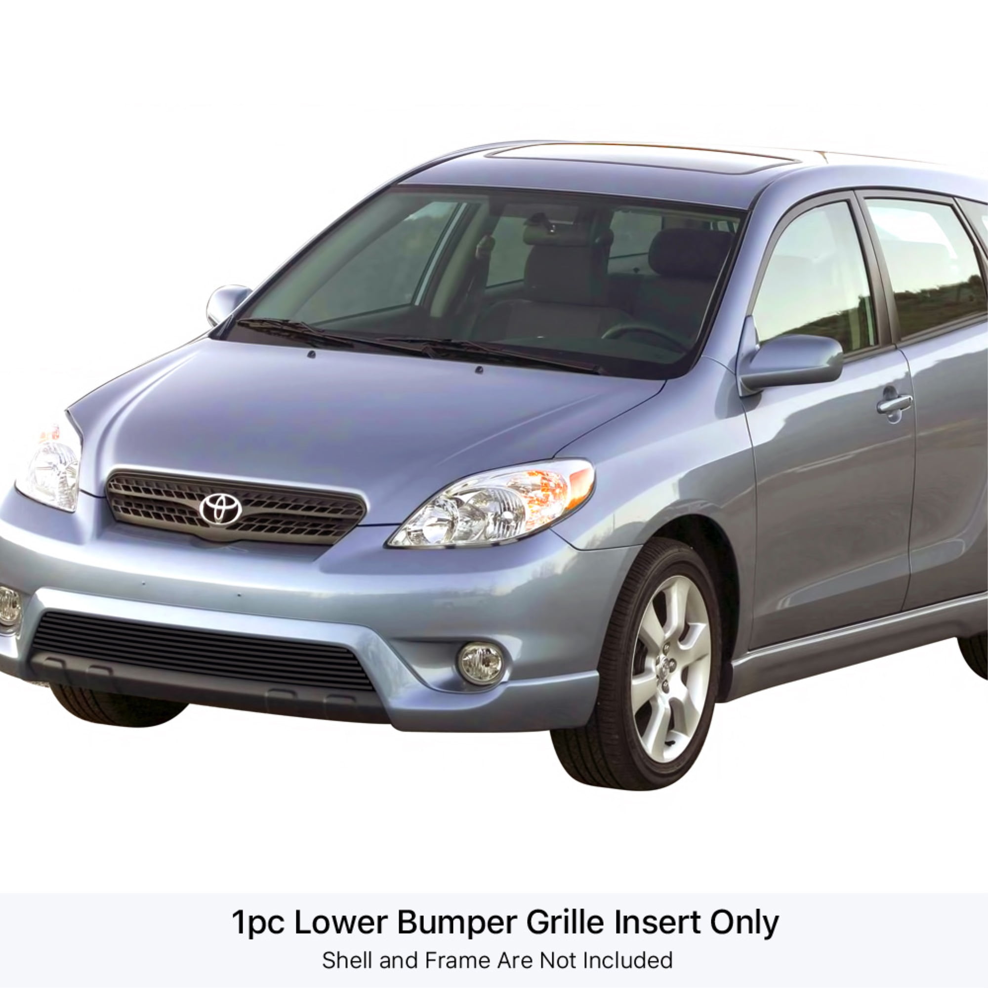 2003-2008 Toyota Matrix Stainless Steel Black Powder Coated Finish 8X6 ...