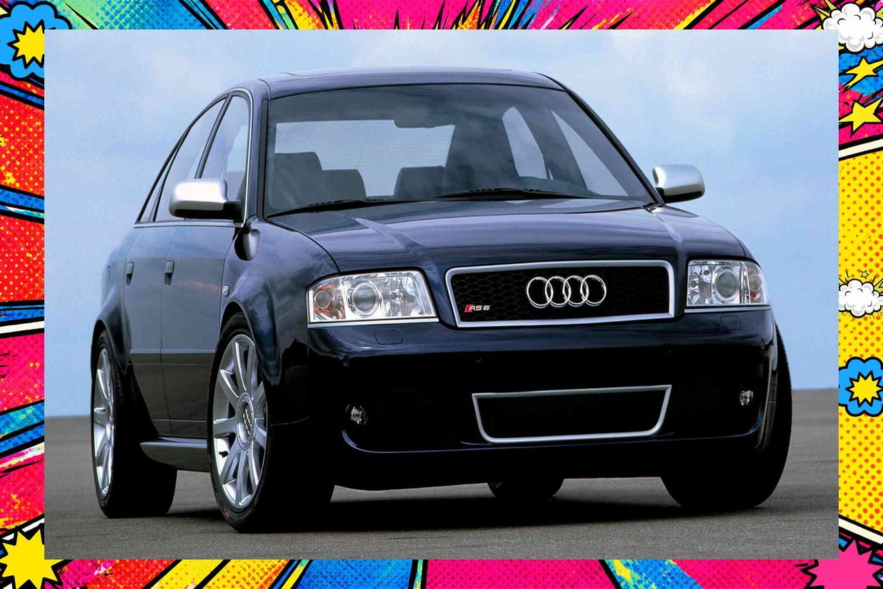 2003 Audi RS 6 Sedan - Pop Art Edition | 12x18 Inch Laminated Poster ...