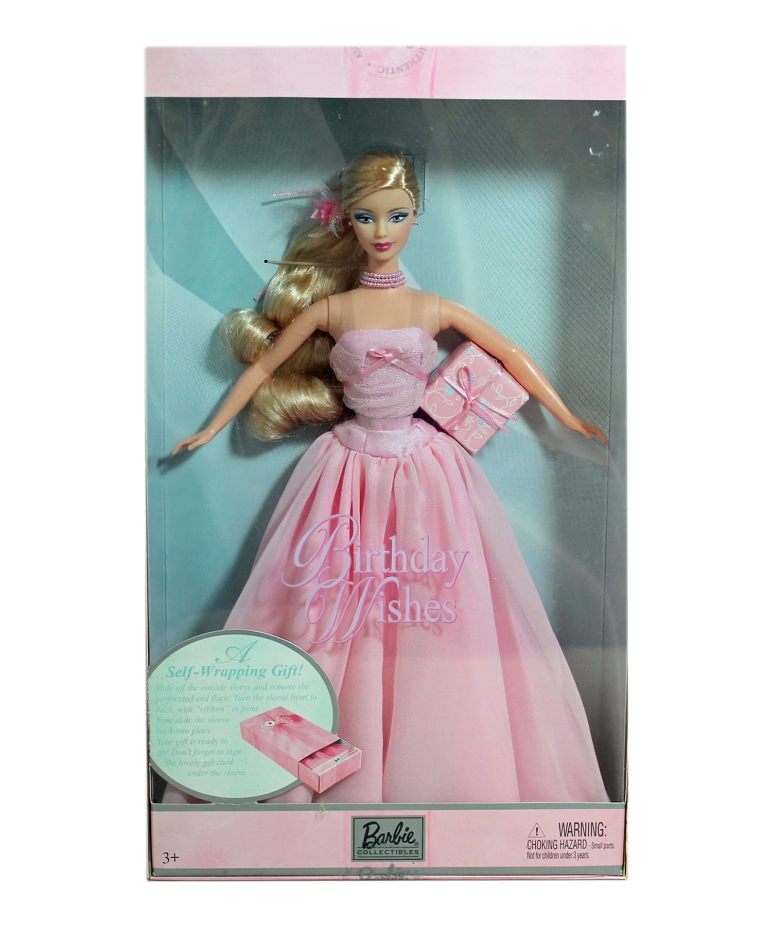 2003 Birthday Wishes Barbie, NRFB, (C0860) Non-Mint Box - Walmart.com