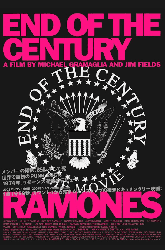 2003 End of the Century: The Story of the Ramones Poster 24x36 Punk ...