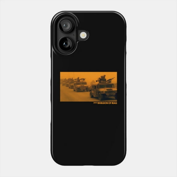 2003 Invasion of Iraq Themed Case for iPhone 11,12,13,14,15,16,17 Historical Event Cover ...