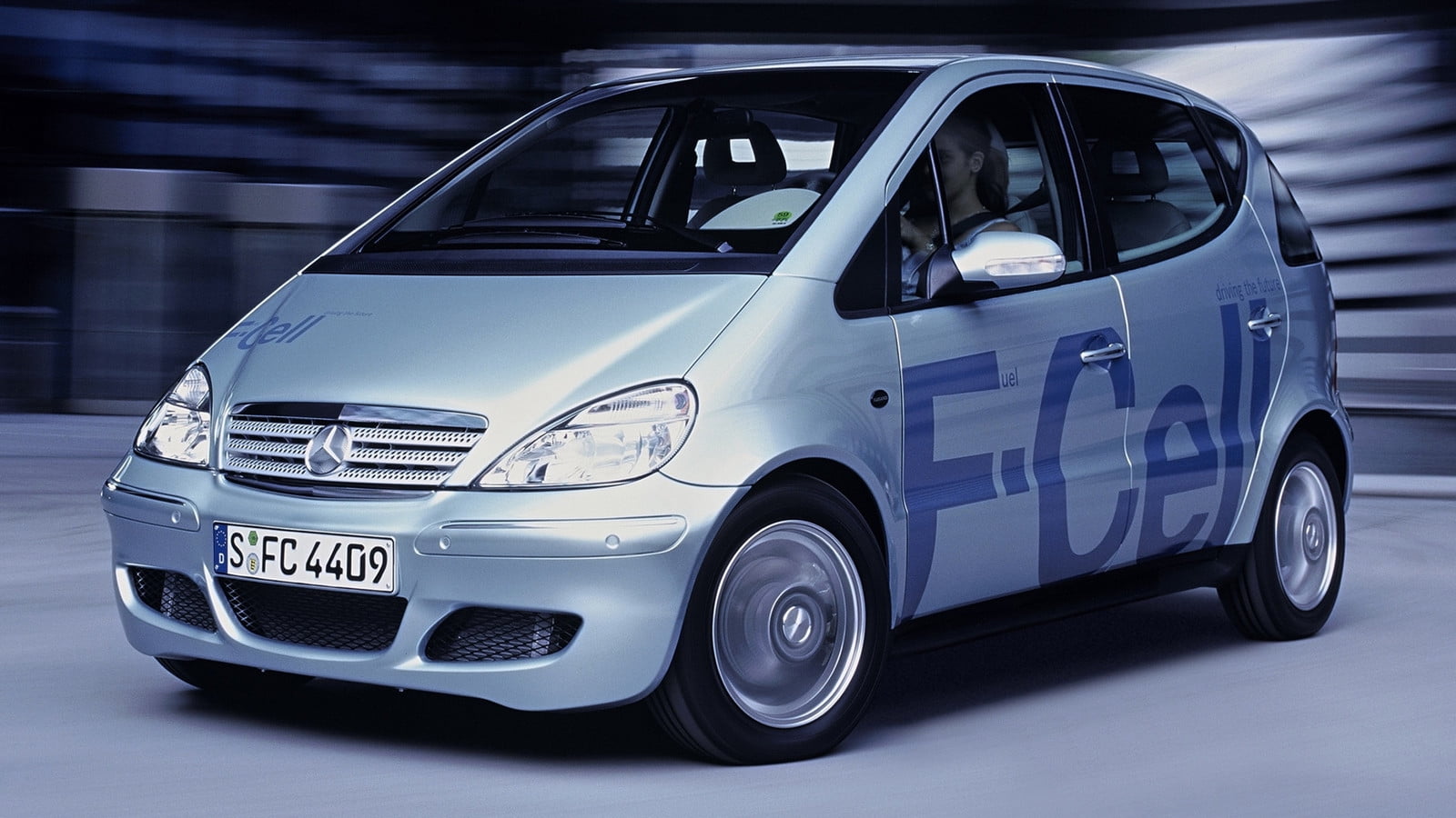 2003 Mercedes-Benz A-Class F-Cell - 24x36 Inch Laminated Poster - Stunning Detail and Bold ...