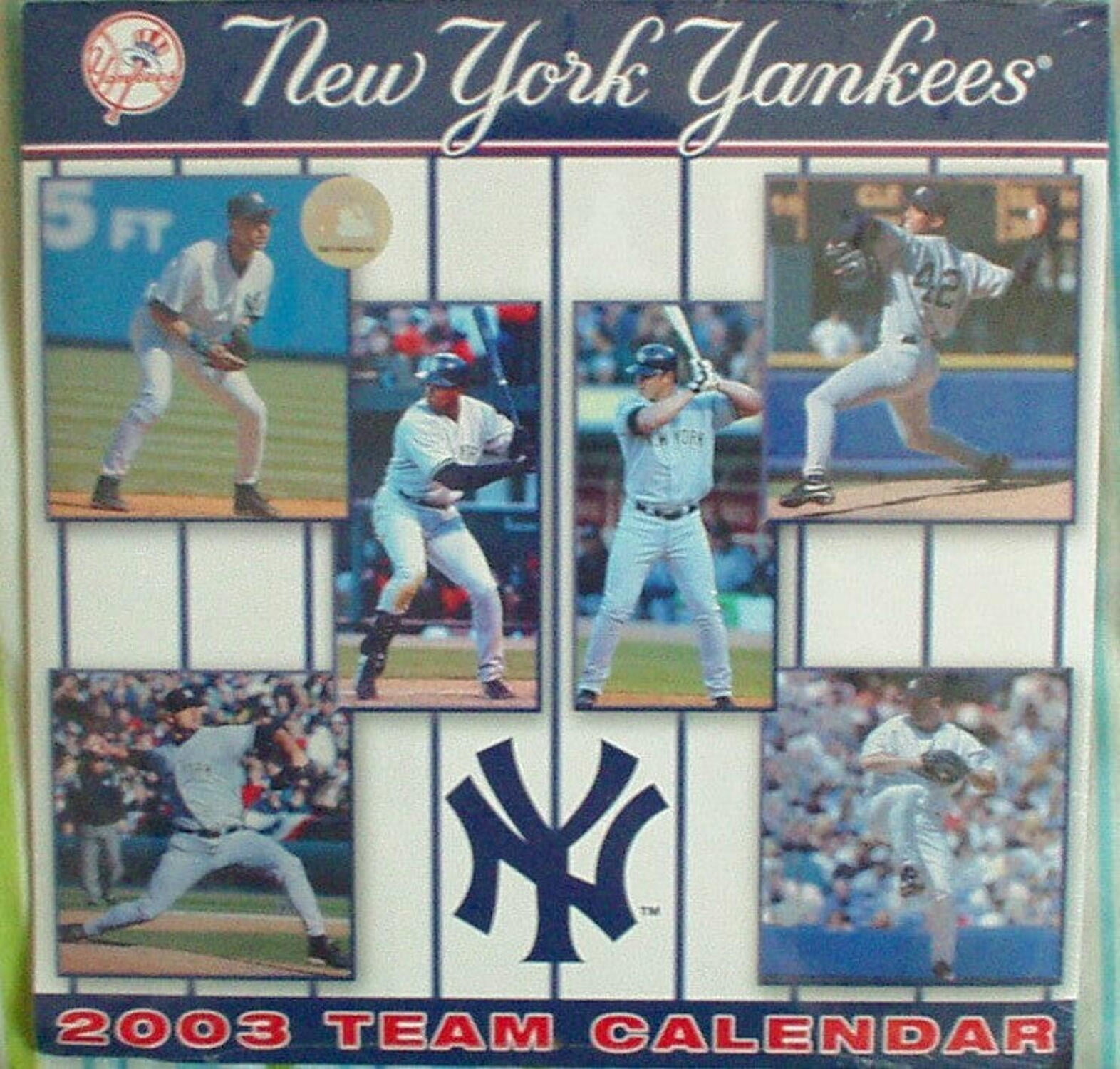 2003 New York Yankees calendar NEW (Roger Clemens Derek Jeter Mariano ...