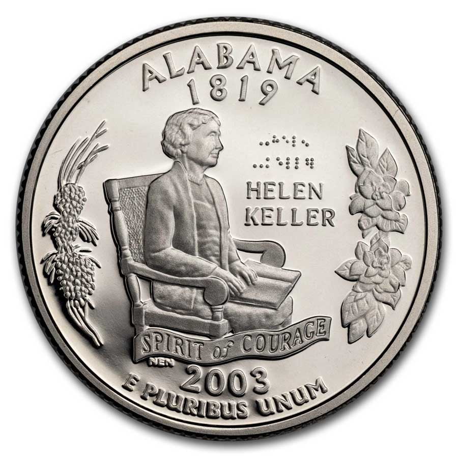 2003-S Alabama State Quarter Gem Proof (Silver) - Walmart.com