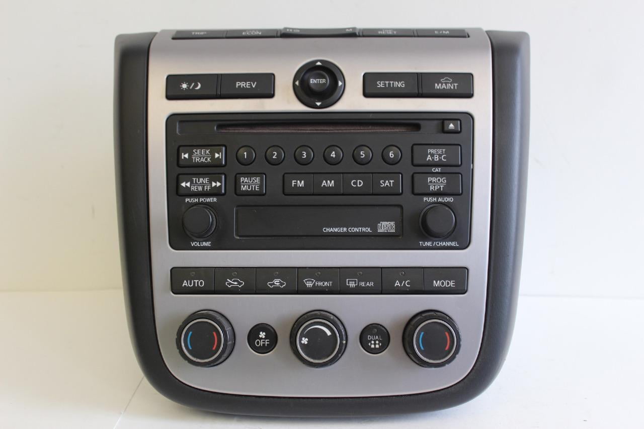 2004-2005 NISSAN MURANO STEREO RADIO CD PLAYER CLIMATE CONTROL 28185 ...