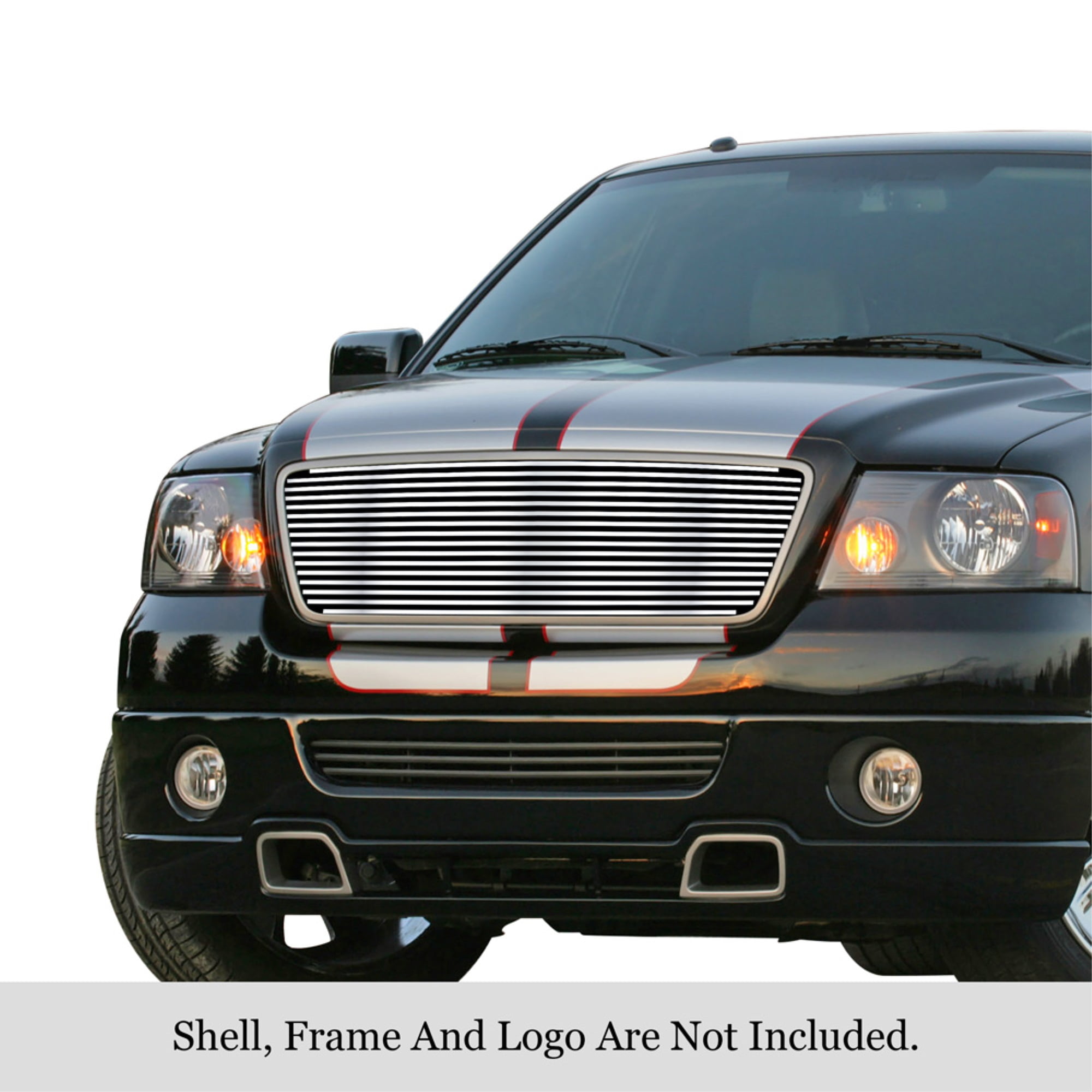 APS Stainless Steel Billet Grille, Polished Finish, Custom Fit for 2004 ...