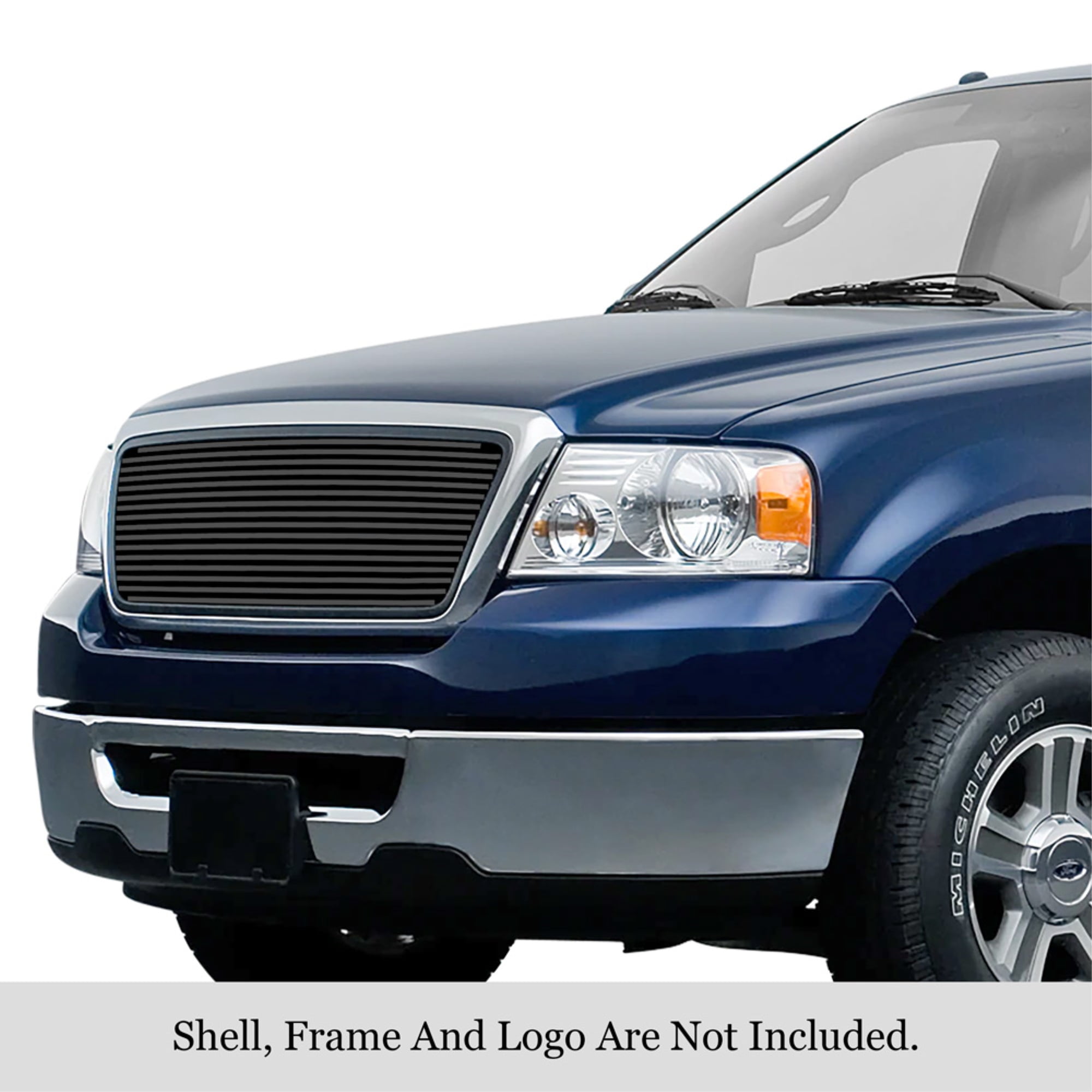 2004-2008 Ford F-150 (Not For Fx2 Model) Stainless Steel Black Powder ...