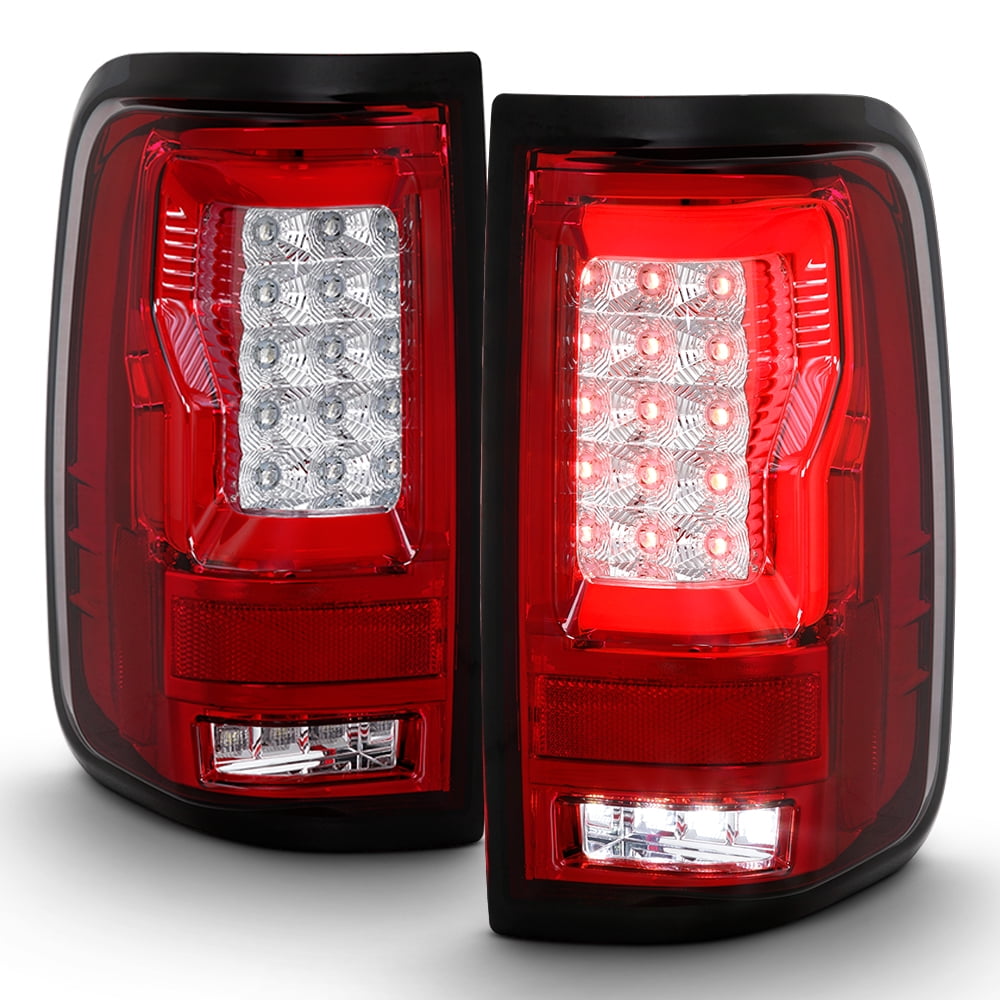 2004-2008 Ford F150 LOBO Full LED Light Tube Tail Lights Brake Lamps ...
