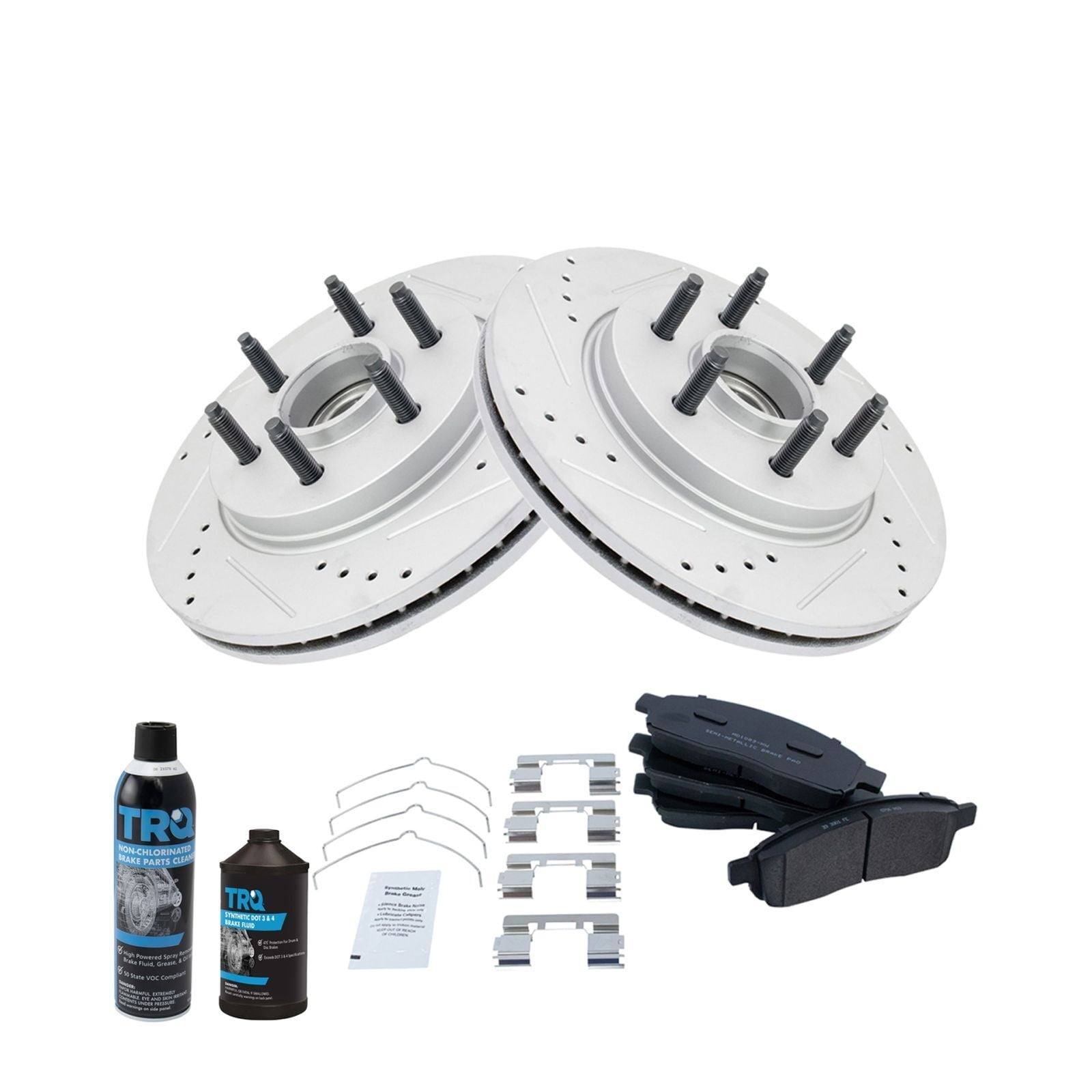 2004-2008 for Ford F150 LT Brake Kit - Premium G-Coated Rotors & Posi ...