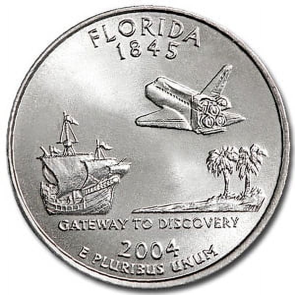 2004-D Florida State Quarter BU - Walmart.com