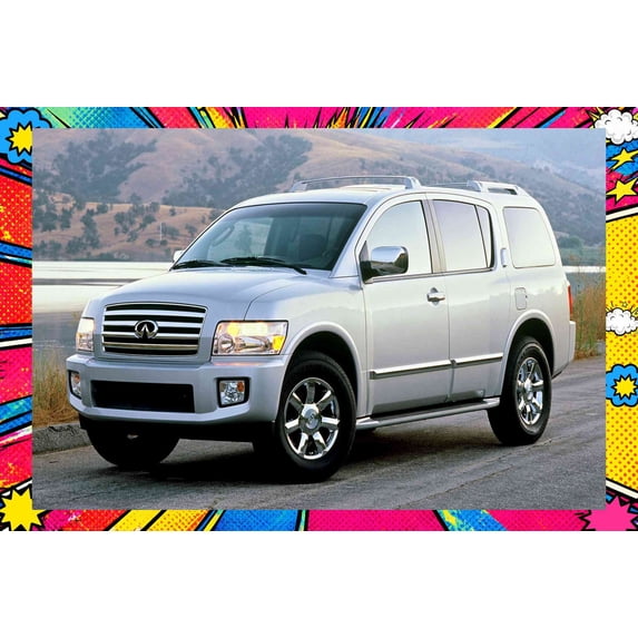 2004 Infiniti QX56 - Pop Art Edition | 12x18 Inch Laminated Poster ...