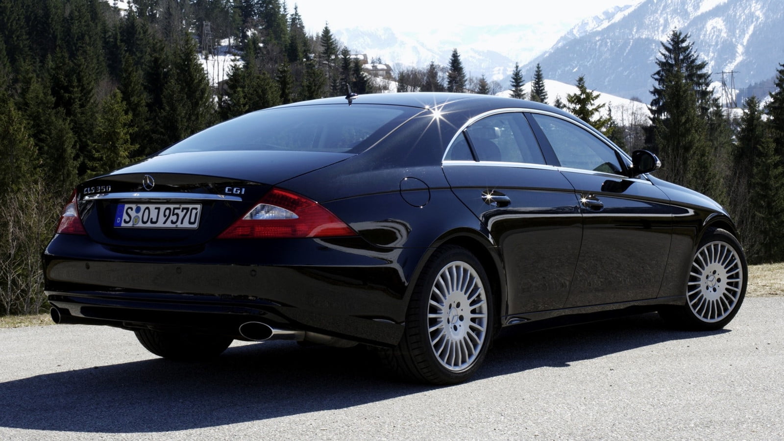 2004 Mercedes-Benz CLS Class - 20x30 Inch Glossy Laminated Poster ...