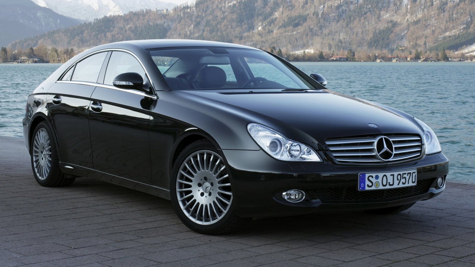 2004 Mercedes-Benz CLS Class Car - 20x30 Inch Laminated Poster ...