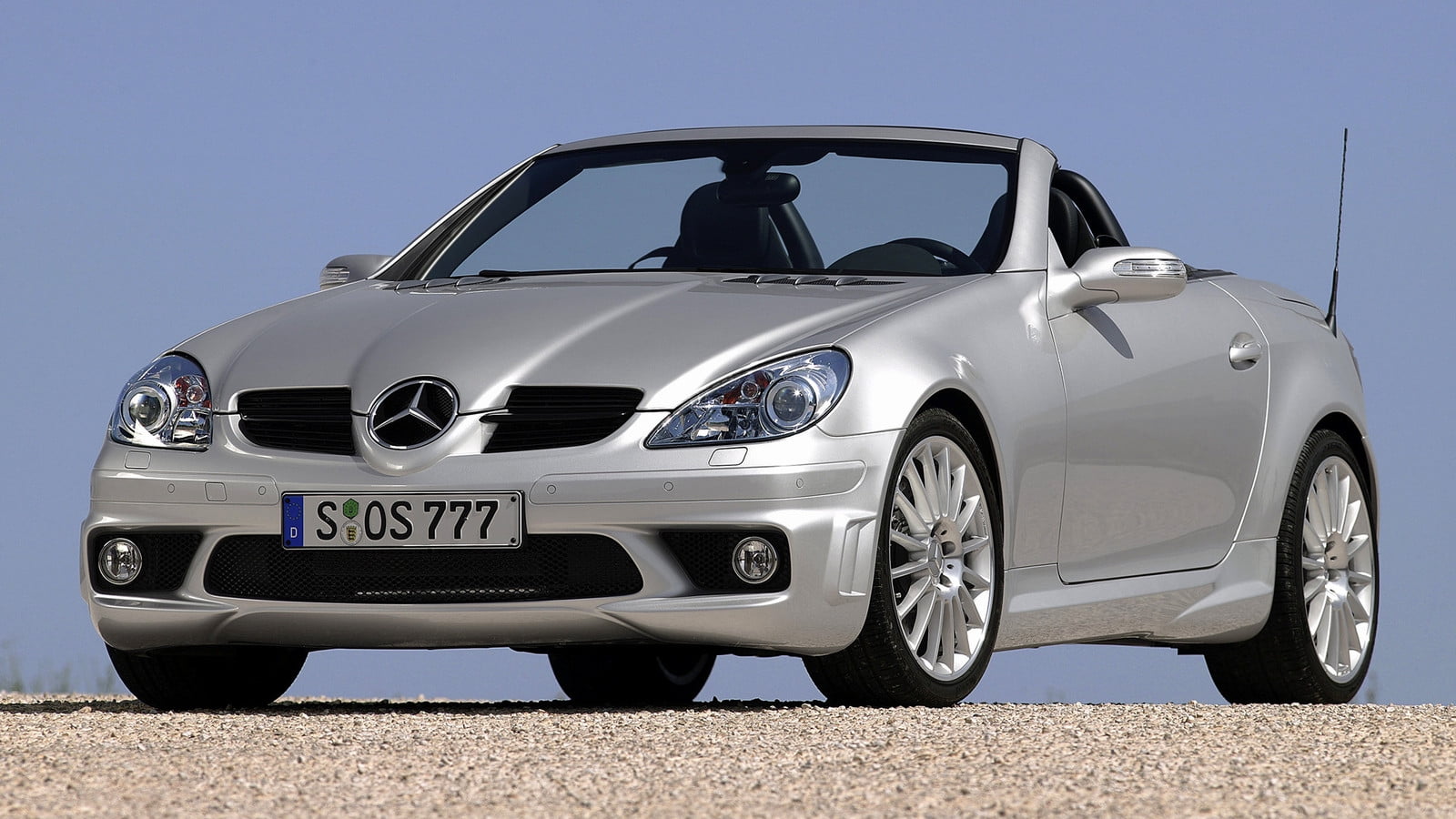 2004 Mercedes Benz SLK 55 AMG - 12x18 Inch Laminated Poster - Stunning ...