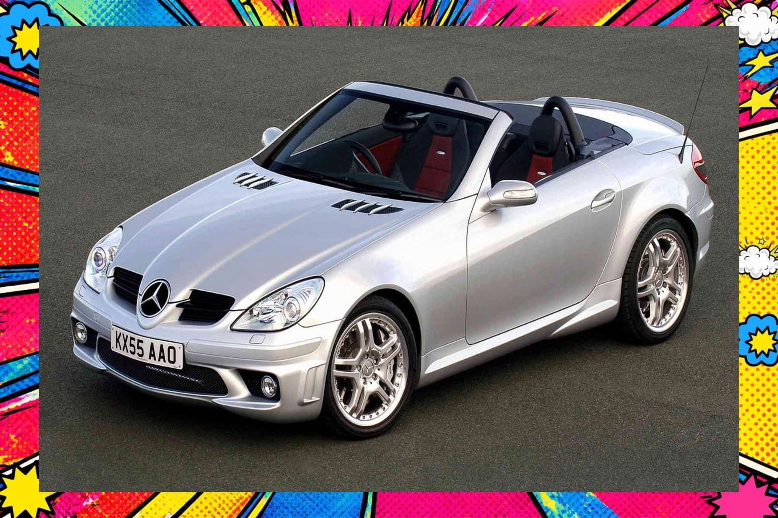 2004 Mercedes-Benz SLK 55 AMG UK - Pop Art Edition | 20x30 Inch ...