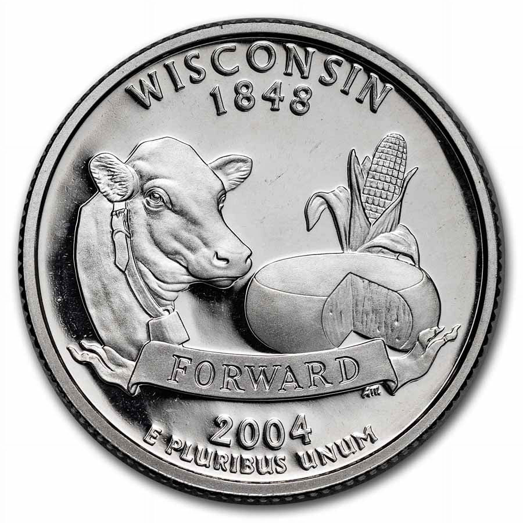2004-S Wisconsin State Quarter Gem Proof (Silver) - Walmart.com