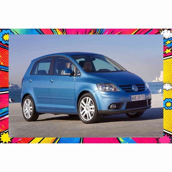 2004 Volkswagen Golf Plus Style A - Pop Art Edition | 20x30 Inch ...